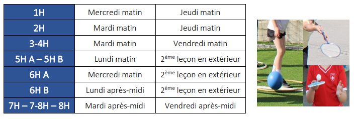 Education physique – Cercle scolaire de Siviriez